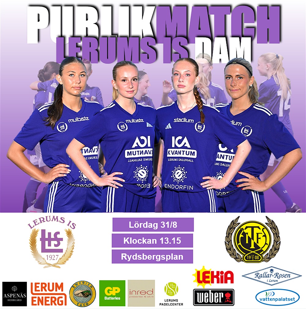 Publikfest på lördag! / Lerums IS - Svenskalag.se